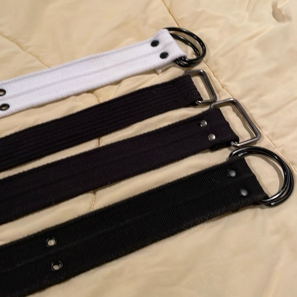 Accessories | Lot Of 4 Belts 3 Black And One White | Poshmark